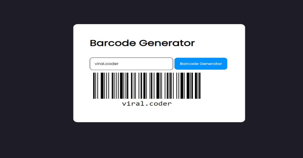 How To Create A Barcode Generator With JavaScript How To Create A Barcode Generator With JavaScript
